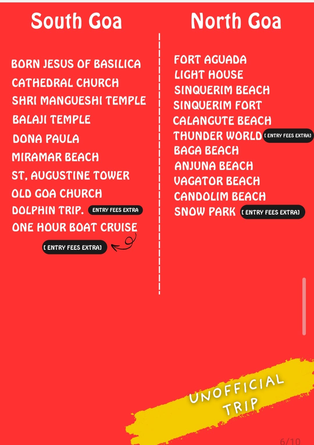 1 day North Goa sightseeing – Custom Itinerary by Verified Vendor ...